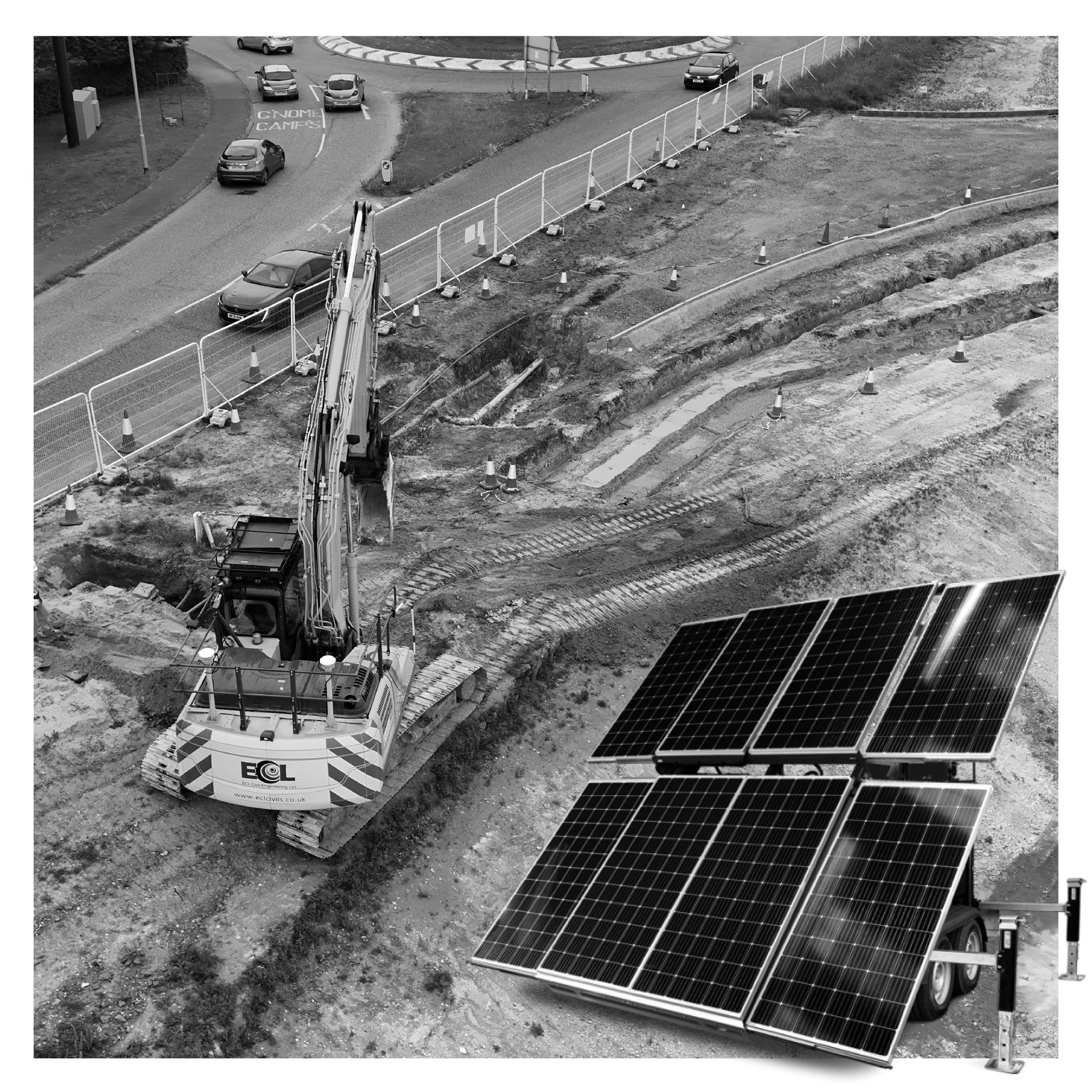 Solar power in construction - ECL Civil Engineering