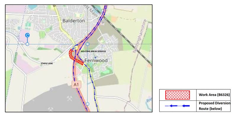 Night Road Closures on the B6326 - ECL Civil Engineering