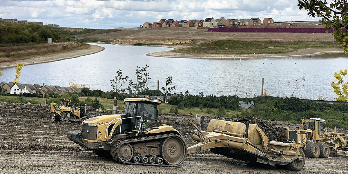 Priors Hall Park: 300,000 cubic meters of material surcharge in 14 ...